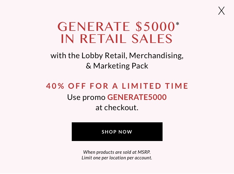 Lobby Retail, Merchandising & Marketing Pack | Xtreme Lashes